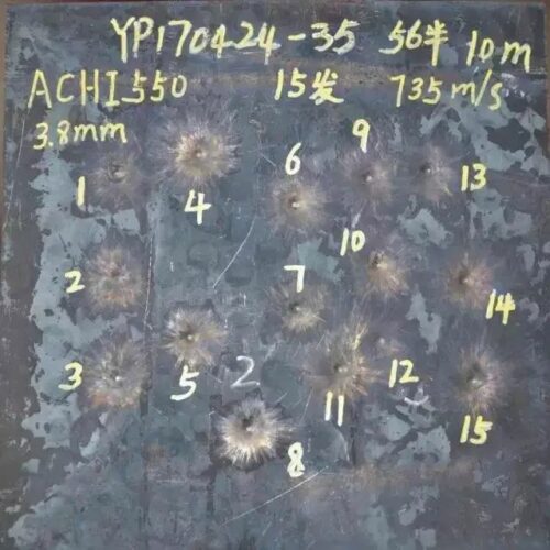 NIJ Level IIIA III IV Ar500 Ar600 Armor Ballistic Bulletproof Steel Plate